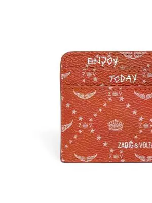 Zadig&Voltaire Monogram Star-print Cardholder