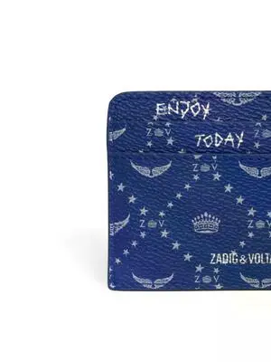 Zadig&Voltaire Monogram-print Cardholder
