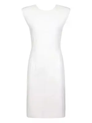 DONDUP Padded-shoulder Midi Dress