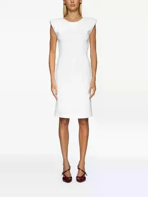 DONDUP Padded-shoulder Midi Dress