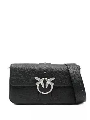 Pinko Textured Leather Shoulder Bag