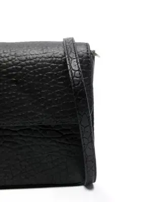 Pinko Textured Leather Shoulder Bag