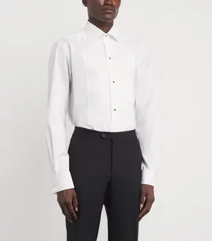 Eton Plissé-front Contemporary Fit Shirt