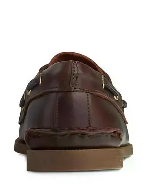 Sperry Leather Eyelet Loafers - Brown