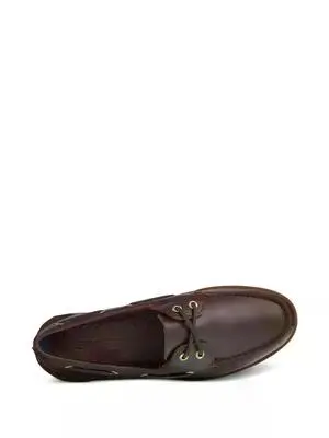Sperry Leather Eyelet Loafers - Brown
