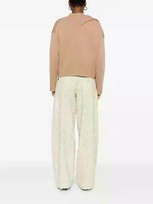Simkhai Scarf-detailed Sweater - Brown