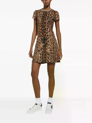 Dolce & Gabbana Leopard-print Mini Skirt