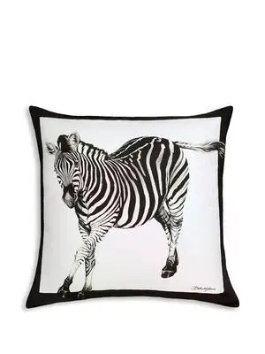 Dolce & Gabbana Large Canvas Cushion - White