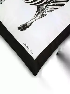 Dolce & Gabbana Large Canvas Cushion - White