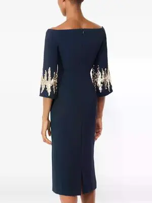 Jenny Packham Aster Sequin-embellished Midi Dress