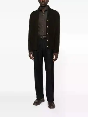 BERWICH Pleated Wool Trousers