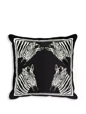 Dolce & Gabbana Large Velvet Cushion - Black