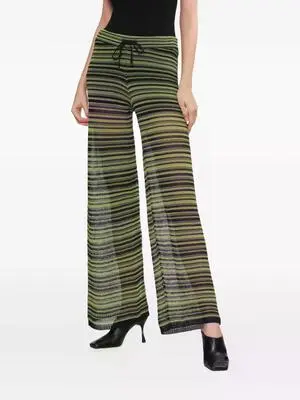 GANNI Striped-pattern Trousers