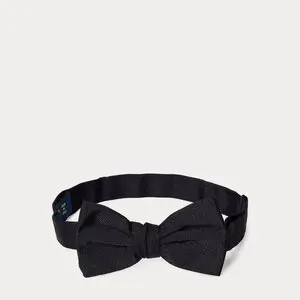 Ralph Lauren Silk Grosgrain Bow Tie - Black