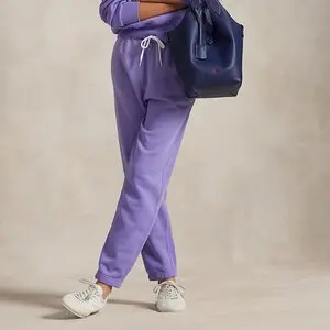 Ralph Lauren Lightweight Fleece Drawstring Sweatpants - Pure Lilac