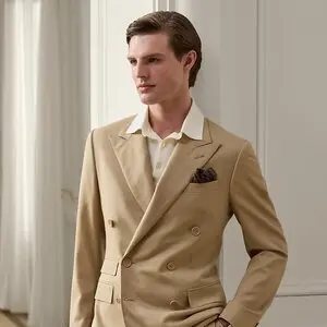Ralph Lauren Kent Hand-tailored Wool Gabardine Jacket