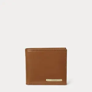 Ralph Lauren Bridle Leather Billfold Wallet - Tan