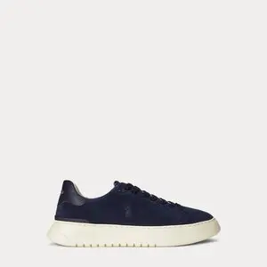 Ralph Lauren Rlite Court Suede Sneaker