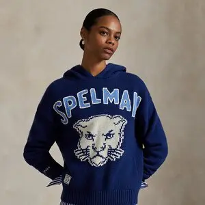 Ralph Lauren Spelman College Hooded Sweater - Newport Navy