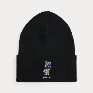 Ralph Lauren Polo Bear Wool Beanie - Black