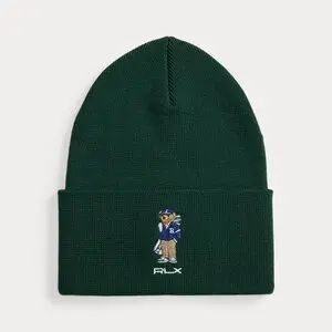 Ralph Lauren Polo Bear Wool Beanie - Northwest Pine