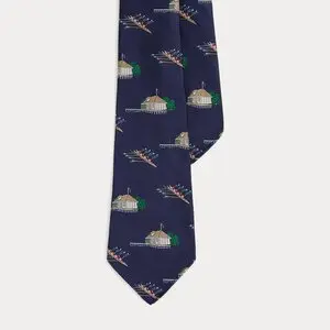 Ralph Lauren Silk Twill Neck Tie - Navy