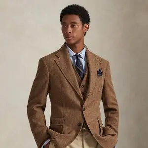Men's Brown Tweed Jackets