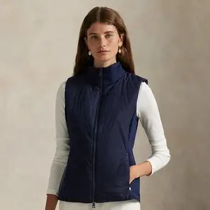 Ralph Lauren Quilted Hybrid Vest - Refined Navy