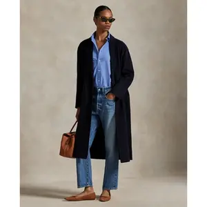 Ralph Lauren Double-faced Wool Overcoat - Navy