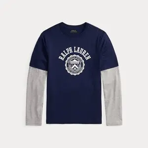 Ralph Lauren Logo Cotton Layered-effect Tee