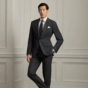 Ralph Lauren Gregory Hand-tailored Birdseye Suit
