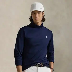Ralph Lauren Performance Piqué Mockneck