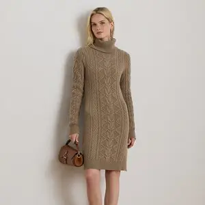 Cable-Knit Sweater Dresses