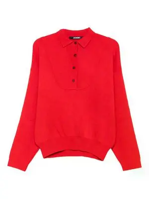 Jacquemus Polo-neck Sweater - Red