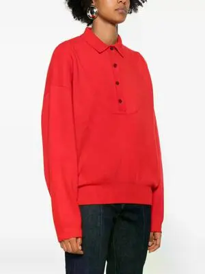 Jacquemus Polo-neck Sweater - Red