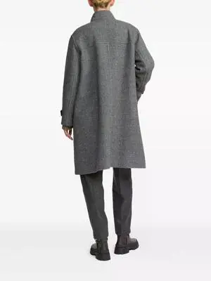 YVES SALOMON Double-breasted Virgin Wool Coat