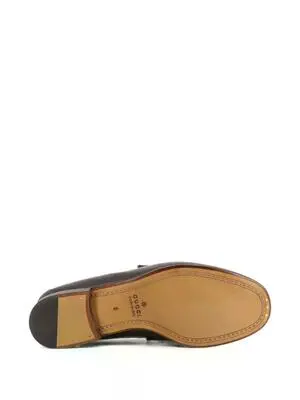 Gucci Horsebit Leather Loafers - Brown
