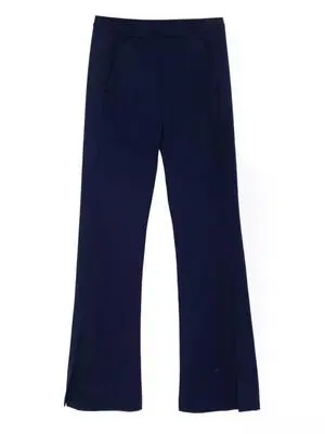 Patrizia Pepe Embroidered Split-hem Trousers