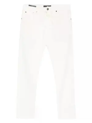 PT TORINO Cotton Jeans With Belt Loops - White