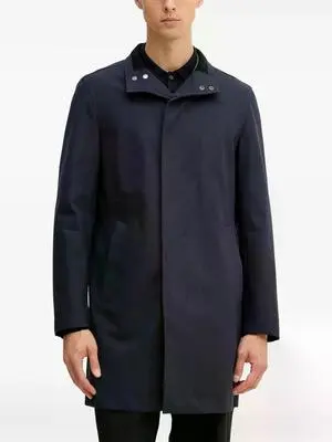 BOSS High-neck Buttoned Coat