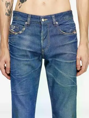 DIESEL Embroidered Bootcut Jeans