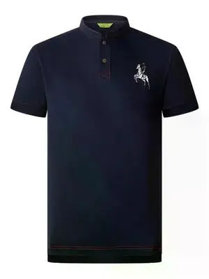 Shanghai Tang Embroidered Polos For Men