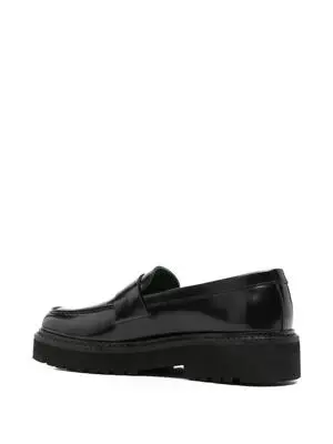 VINNY'S Strap Leather Loafers