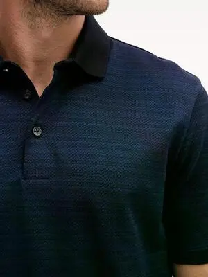 BOSS Geometric-jacquard Polo Shirt