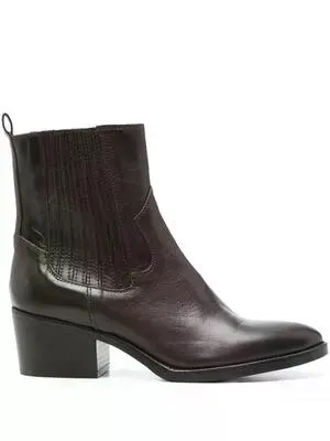 CURIOSITÈ 55mm Leather Ankle Boots