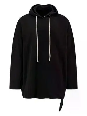 Rick Owens Drawstring-hem Hoodie - Black
