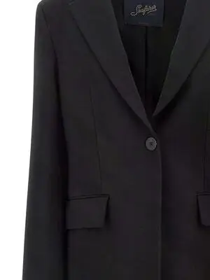 Seafarer Single-button Notched-lapel Coat