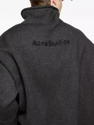 Acne Studios Embroidered-logo High-neck Sweater