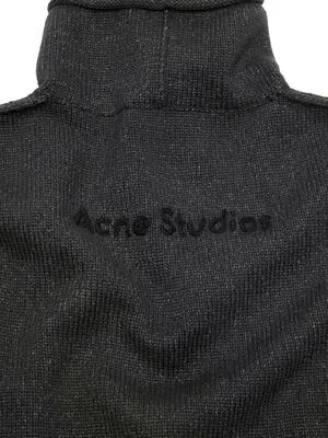 Acne Studios Embroidered-logo High-neck Sweater
