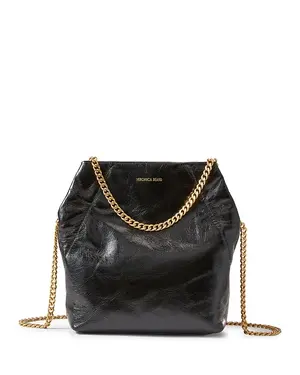Veronica Beard Crinkle Slouch Shoulder Bag